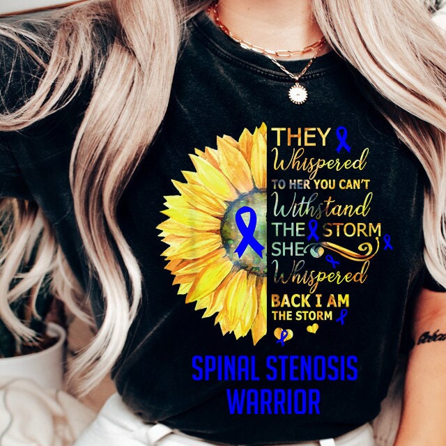 Spinal Stenosis Warrior Shirt , Spinal Stenosis Awareness Shirt ...