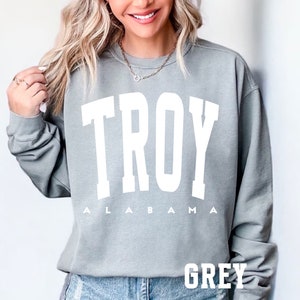 Comfort Colors Troy Shirt, Troy Sweatshirt, Vintage Troy Sweatshirt ...
