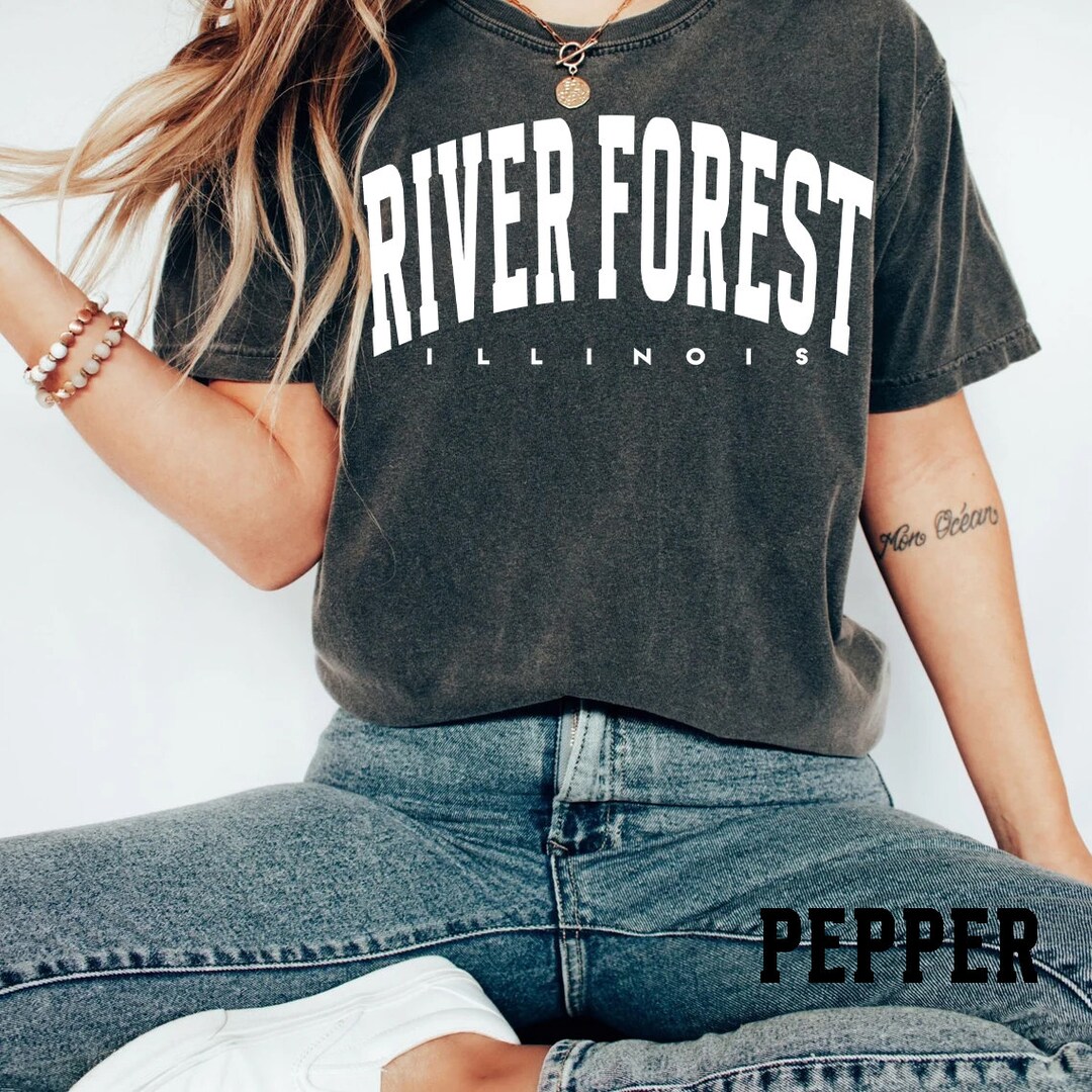 Comfort Colors River Forest Shirt, River Forest Sweatshirt, Retro River ...