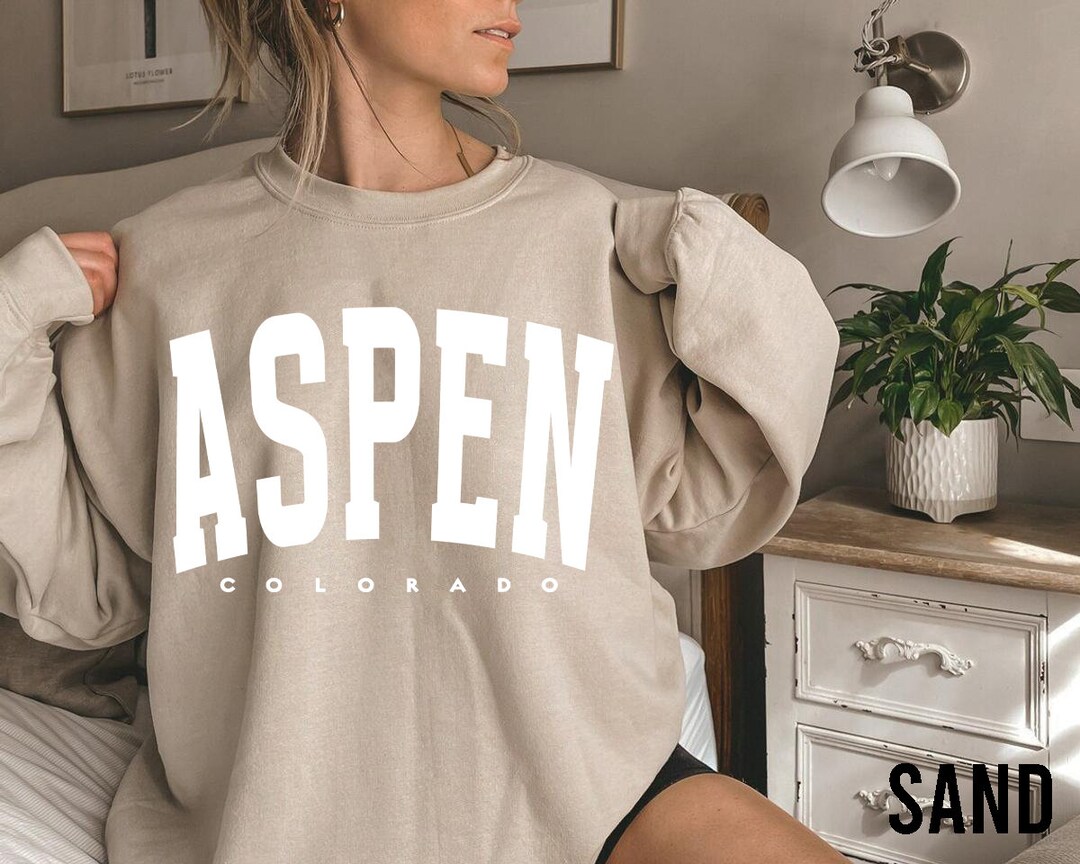 Aspen Sweatshirt, Vintage Aspen Sweatshirt, Classic Aspen Sweatshirt ...