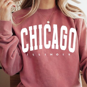 Comfort Colors Chicago Shirt, Chicago Sweatshirt, Vintage Chicago ...