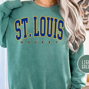 Comfort Colors St. Louis Hockey Sweatshirt, St. Louis Hockey Sweater ...