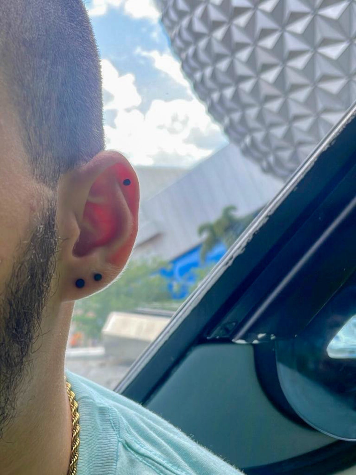 Black Matte Round Stud Earrings|men Jewelry| Second Piercing Studs| 3mm ...