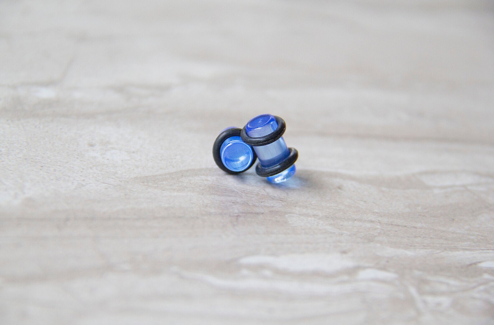 Acrylic Plugs Light Blue Plugs Clear Blue Gauges Size 2g 2 - Etsy
