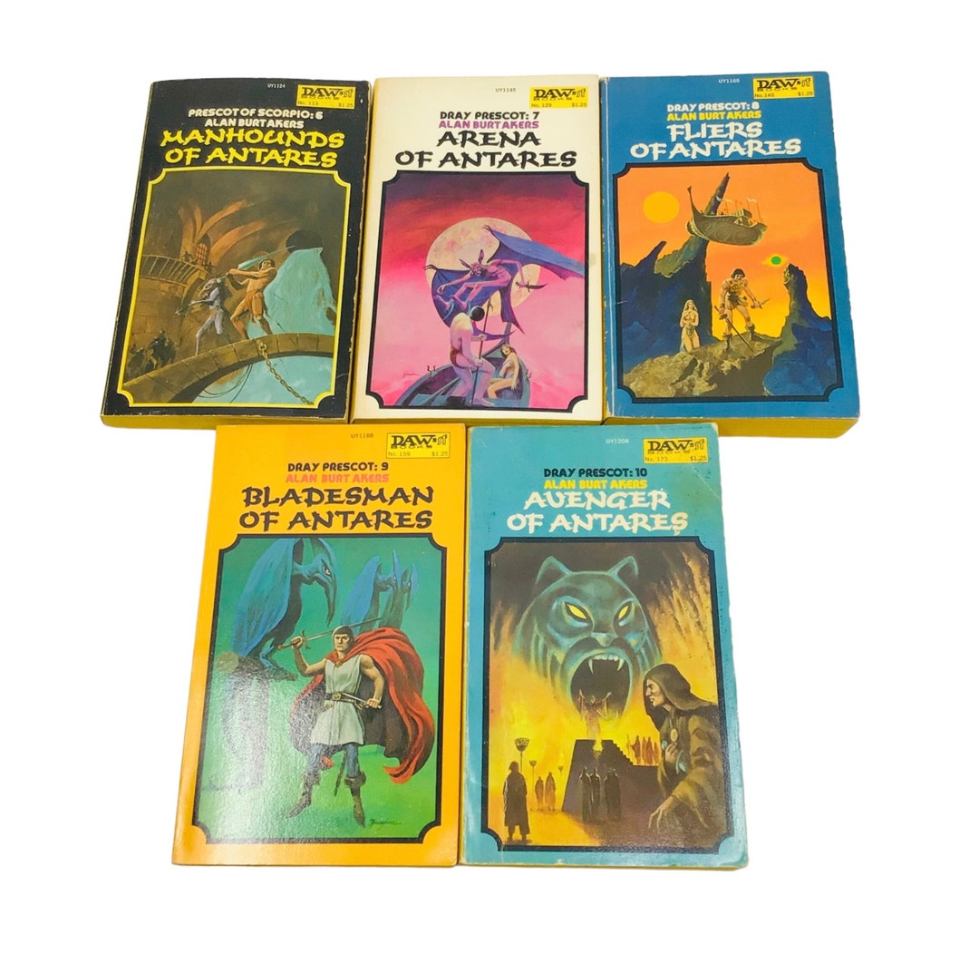 Alan Burt Akers Dray Prescot Books 6-10 DAW Paperback Lot of 5 Vintage ...