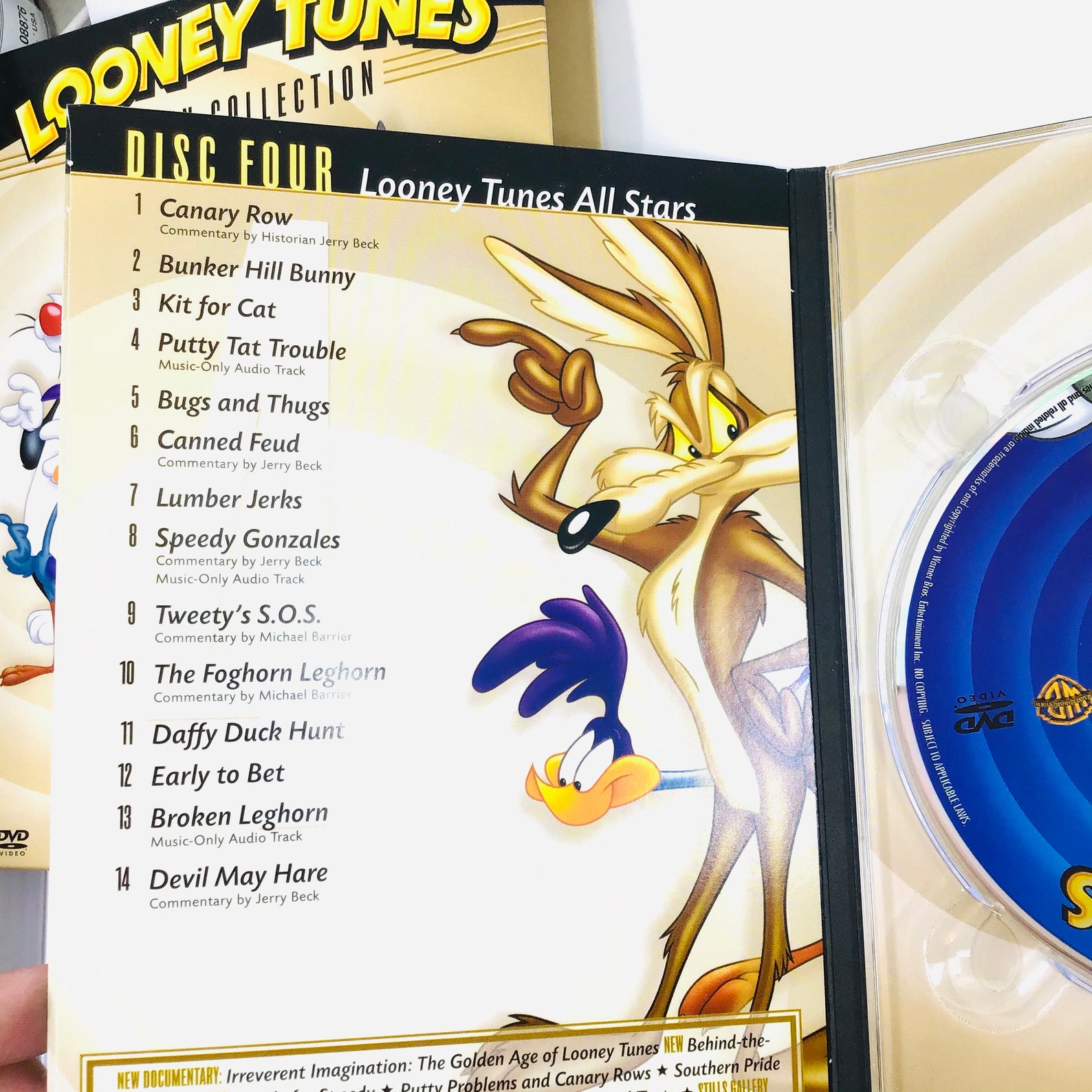 Looney Tunes Golden Collection Vol 1 DVD 4 Disc Box Set Used | Etsy
