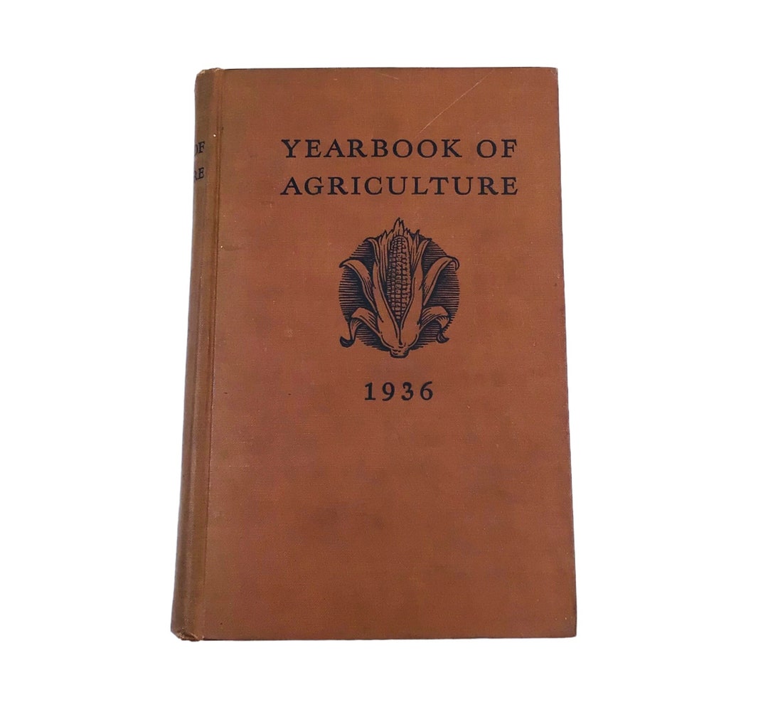 Vintage USDA 1936 Yearbook of Agriculture Hardcover Book Crops - Etsy