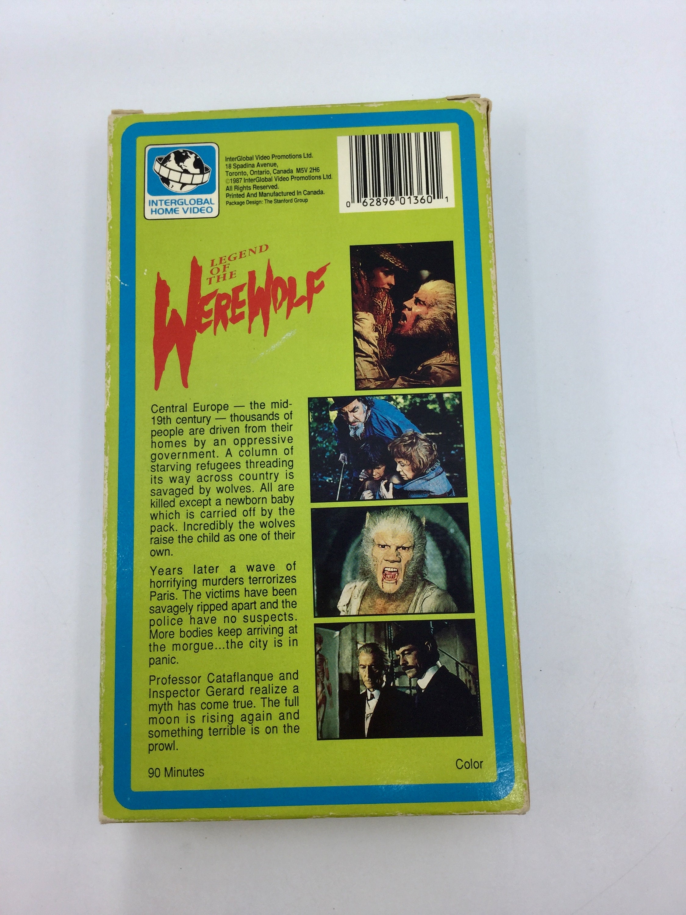 VHS Legend Of The Werewolf 1975 VHS Tape Mold 70s 80s | Etsy