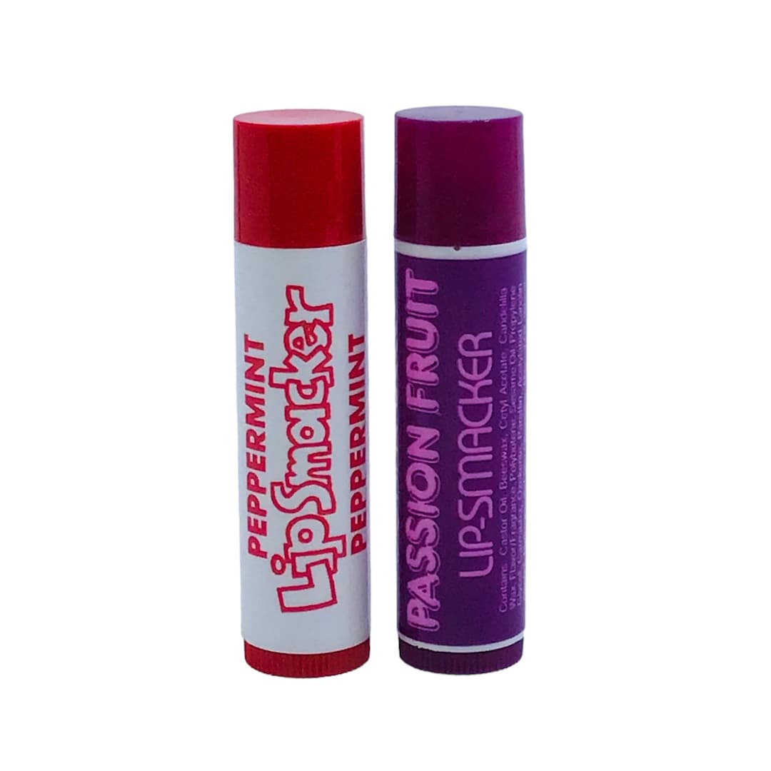 Vintage 80s Lip Smacker Peppermint & Passion Fruit Lip Balms Lot of 2 ...