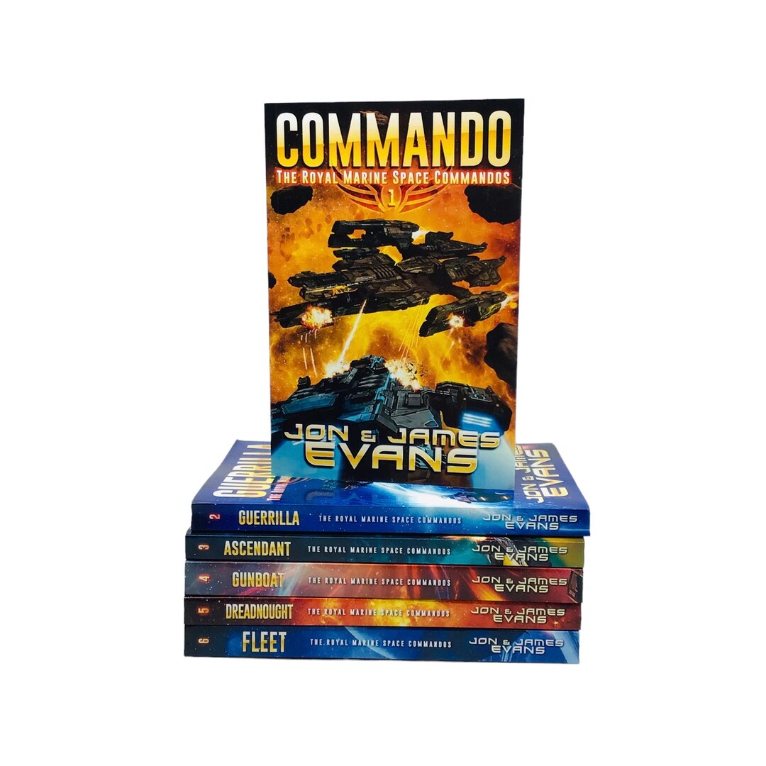 The Royal Marine Space Commandos Complete Series 1-6 Paperback Books Commando Guerrilla ...