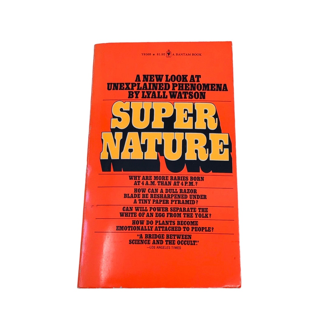 Lyall Watson Supernature: A New Look at Unexplained Phenomena - Etsy