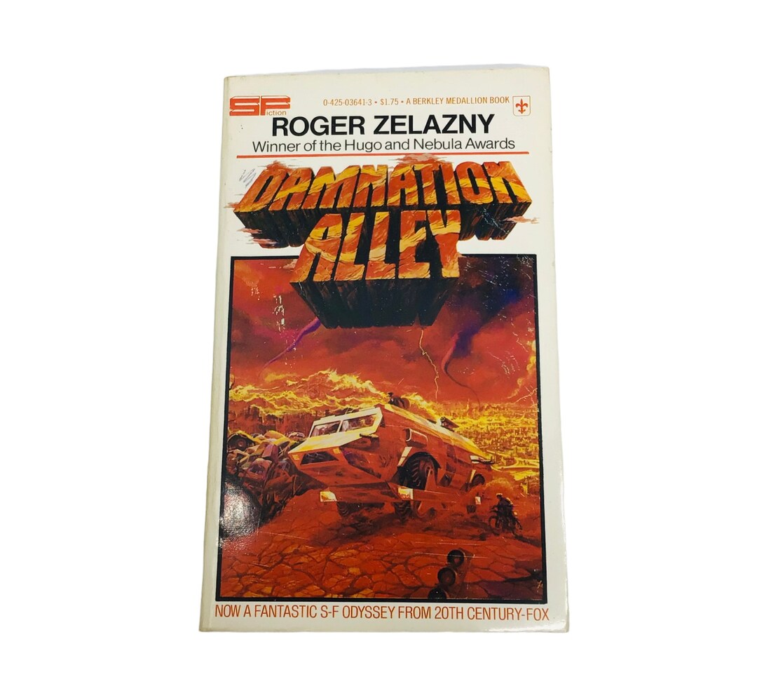 Damnation Alley by Roger Zelazny Vintage 1977 Paperback Book Movie Tie ...