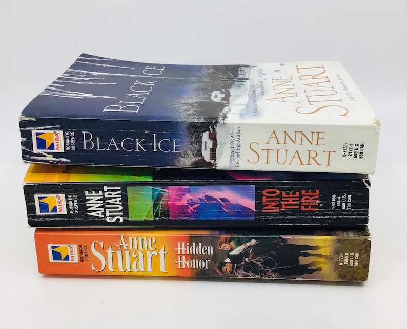 Anne Stuart Romance Thriller PB Book Lot 3 Black Ice Into - Etsy