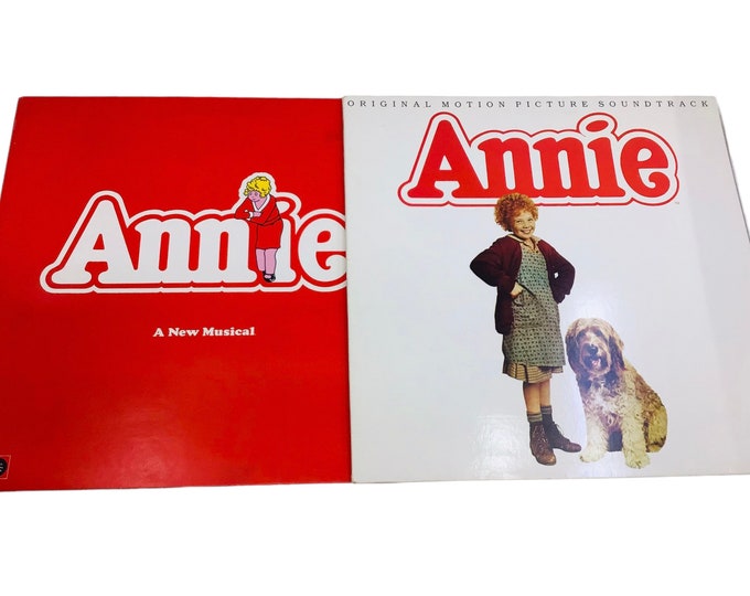Vintage Vinyl Annie Original Motion Picture Soundtrack & Annie Broadway ...