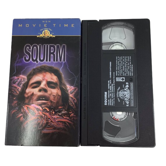 SQUIRM VHS MGM Movie Time Horror | Etsy UK
