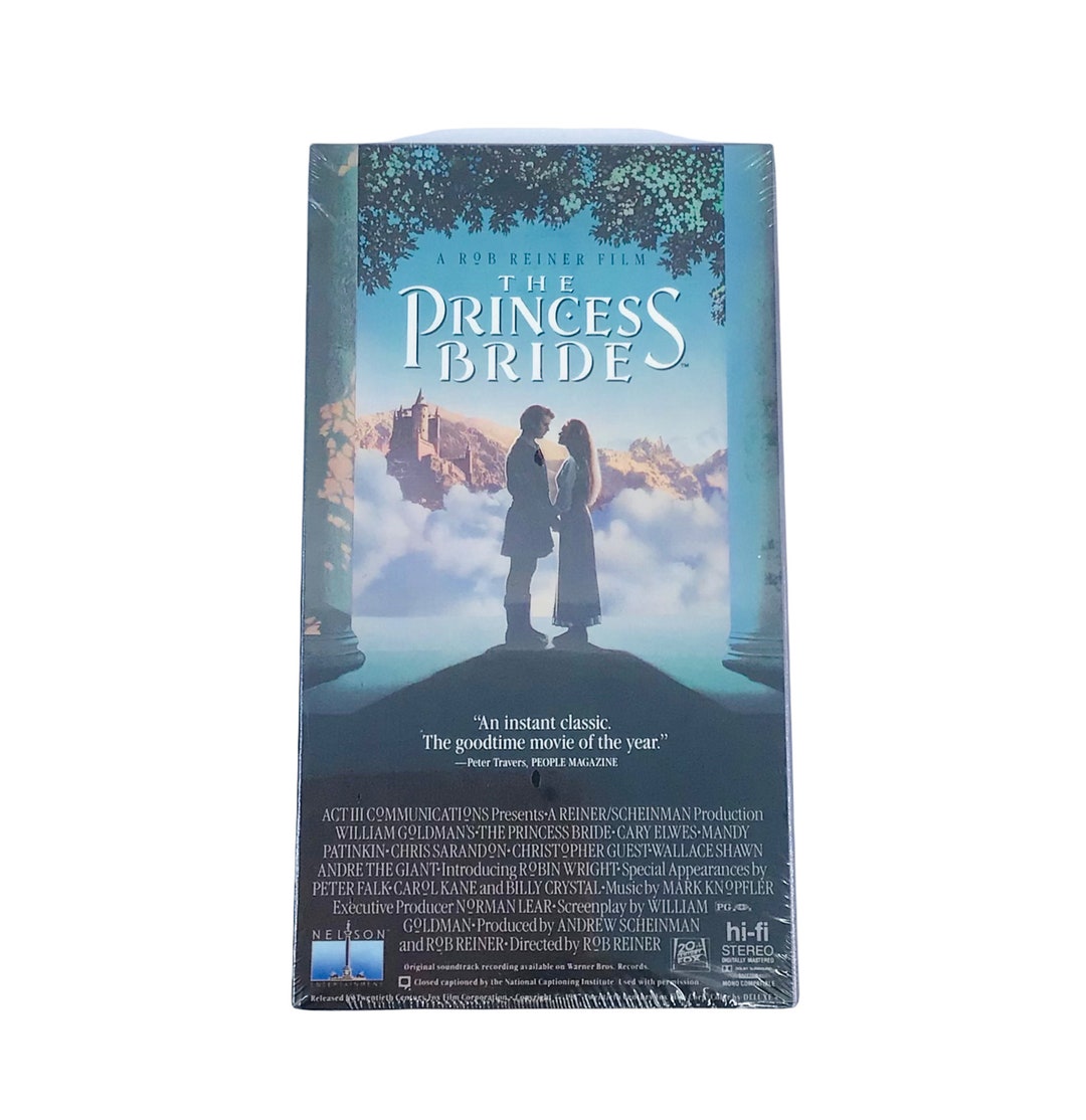 Sealed the Princess Bride VHS Tape Movie Nelson Entertainment First ...