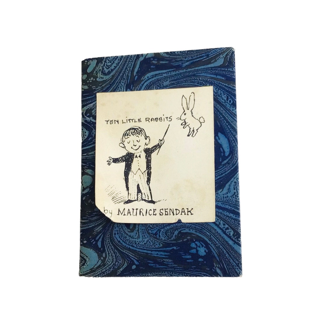 Vintage Ten Little Rabbits Maurice Sendak Miniature Book 1970 Softcover ...