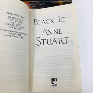 Anne Stuart Romance Thriller PB Book Lot 3 Black Ice Into the Fire ...