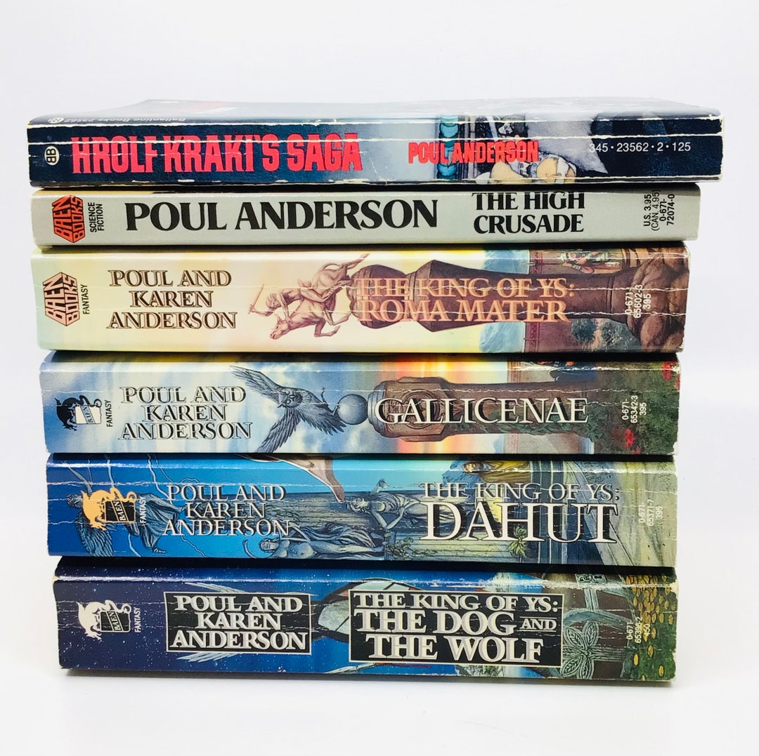 Poul & Karen Anderson King of Ys Complete Series 1-4 + the High Crusade ...