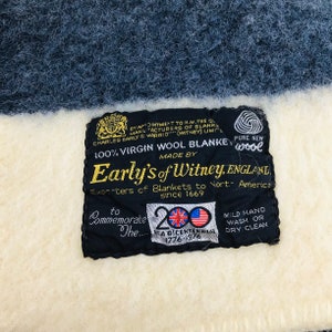 Vintage Early’s Whitney England Bicentennial 4 Point Striped Wool ...