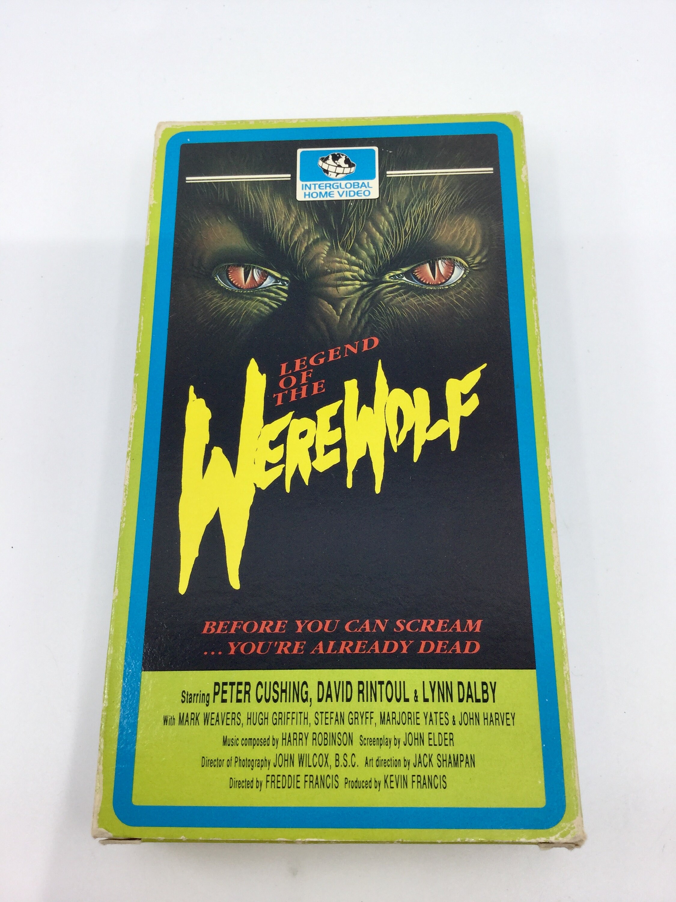 VHS Legend Of The Werewolf 1975 VHS Tape Mold 70s 80s | Etsy