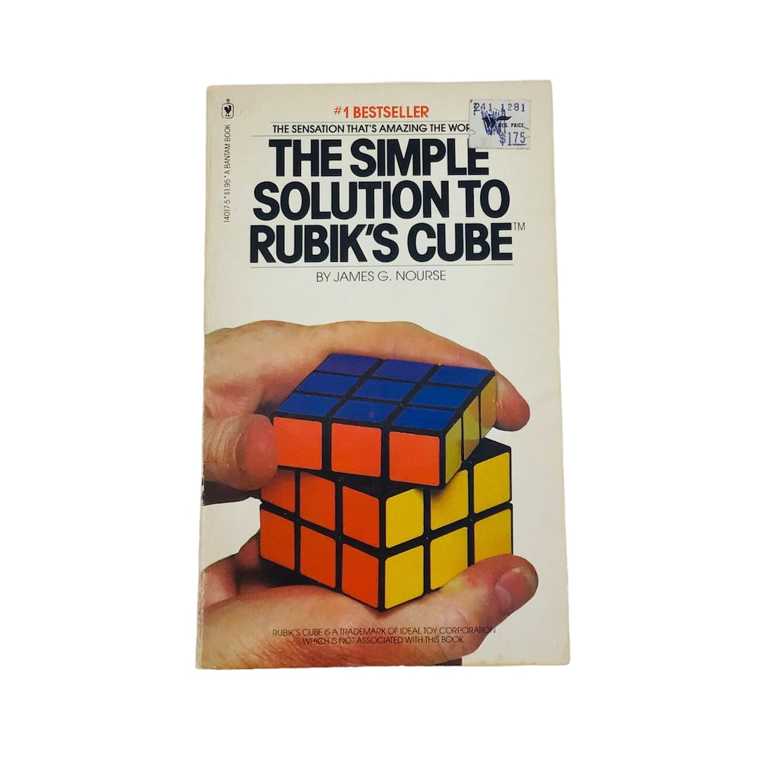 The Simple Solution to Rubiks Cube James Norse 1981 Paperback Book - Etsy