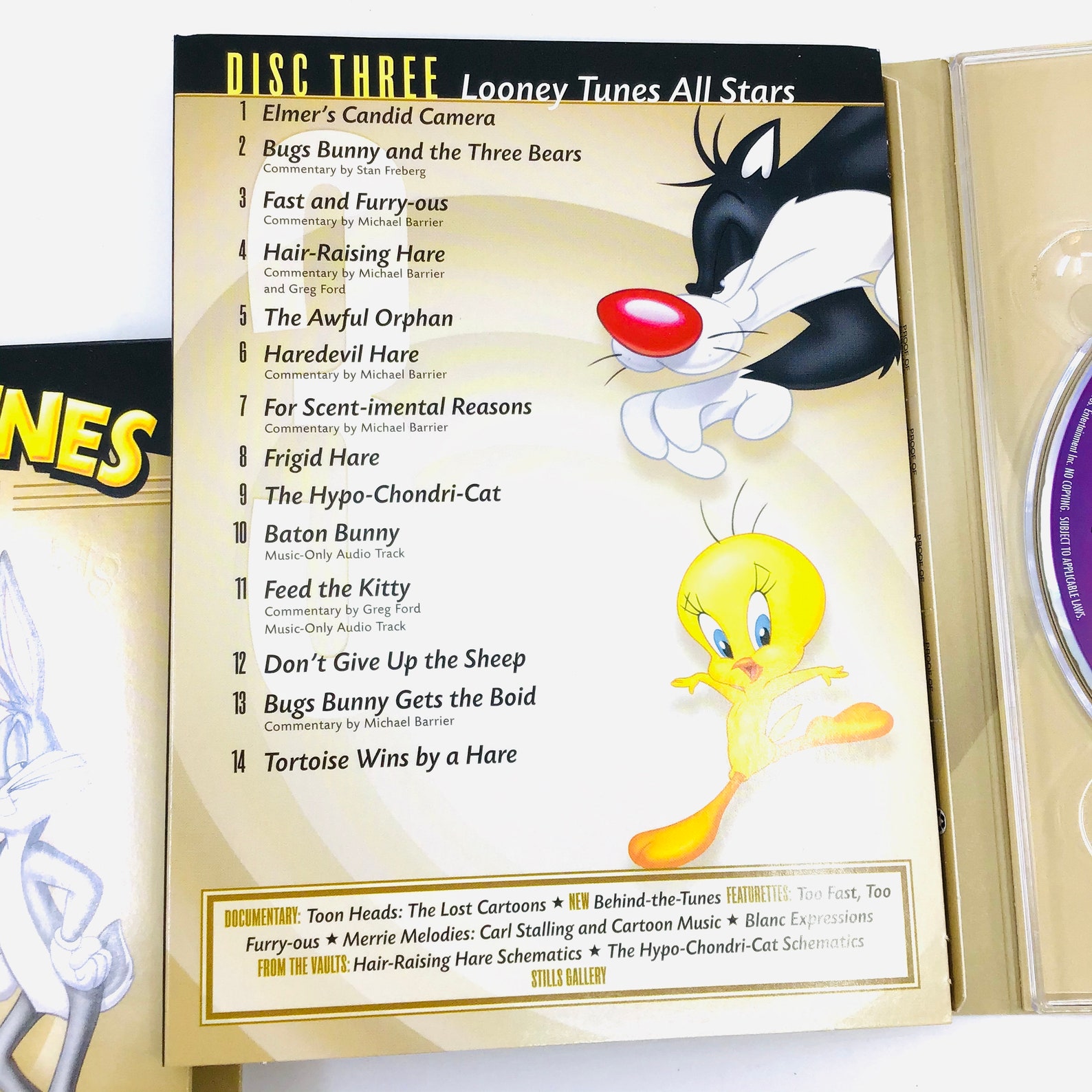 Looney Tunes Golden Collection Vol 1 DVD 4 Disc Box Set Used | Etsy