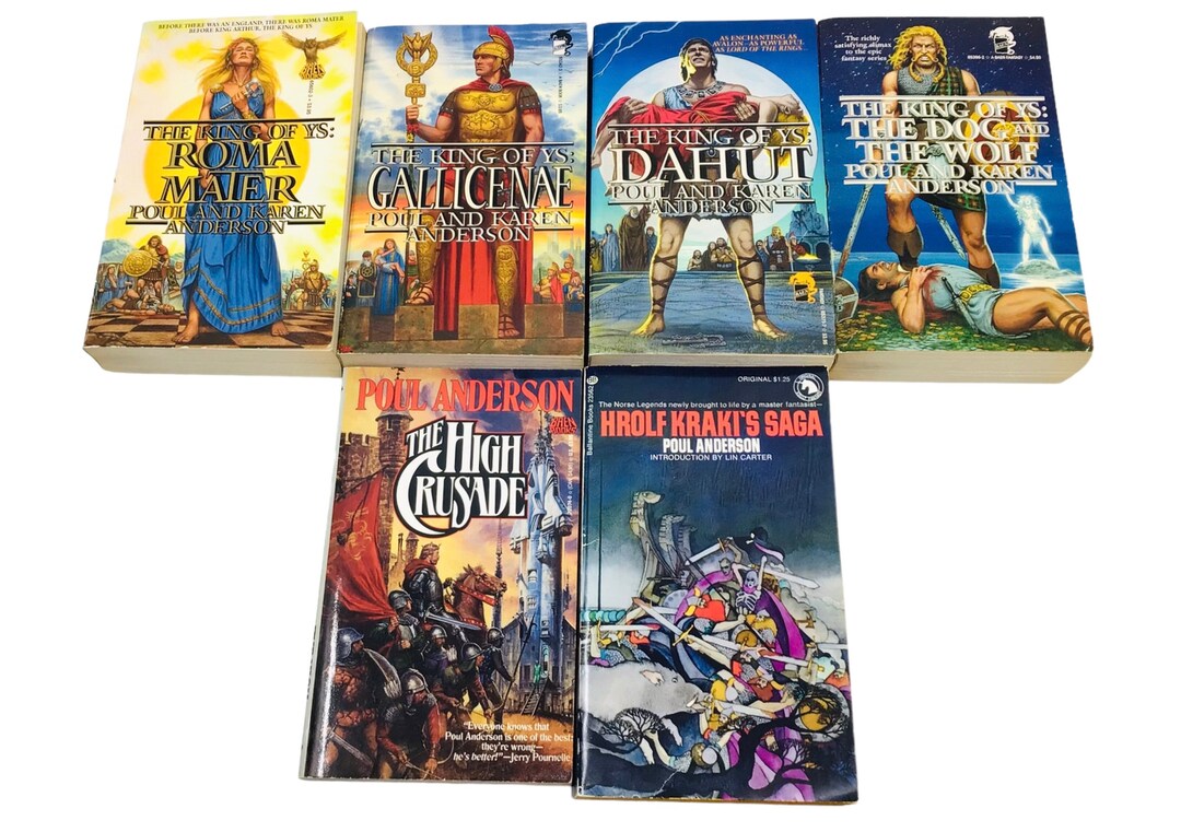 Poul & Karen Anderson King of Ys Complete Series 1-4 the High Crusade ...