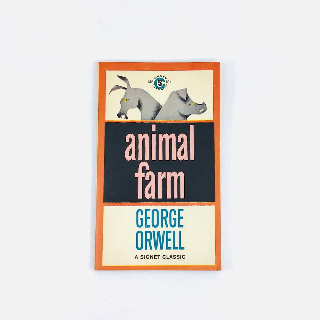 George Orwell Animal Farm 1960 Vintage Paperback Book - Etsy