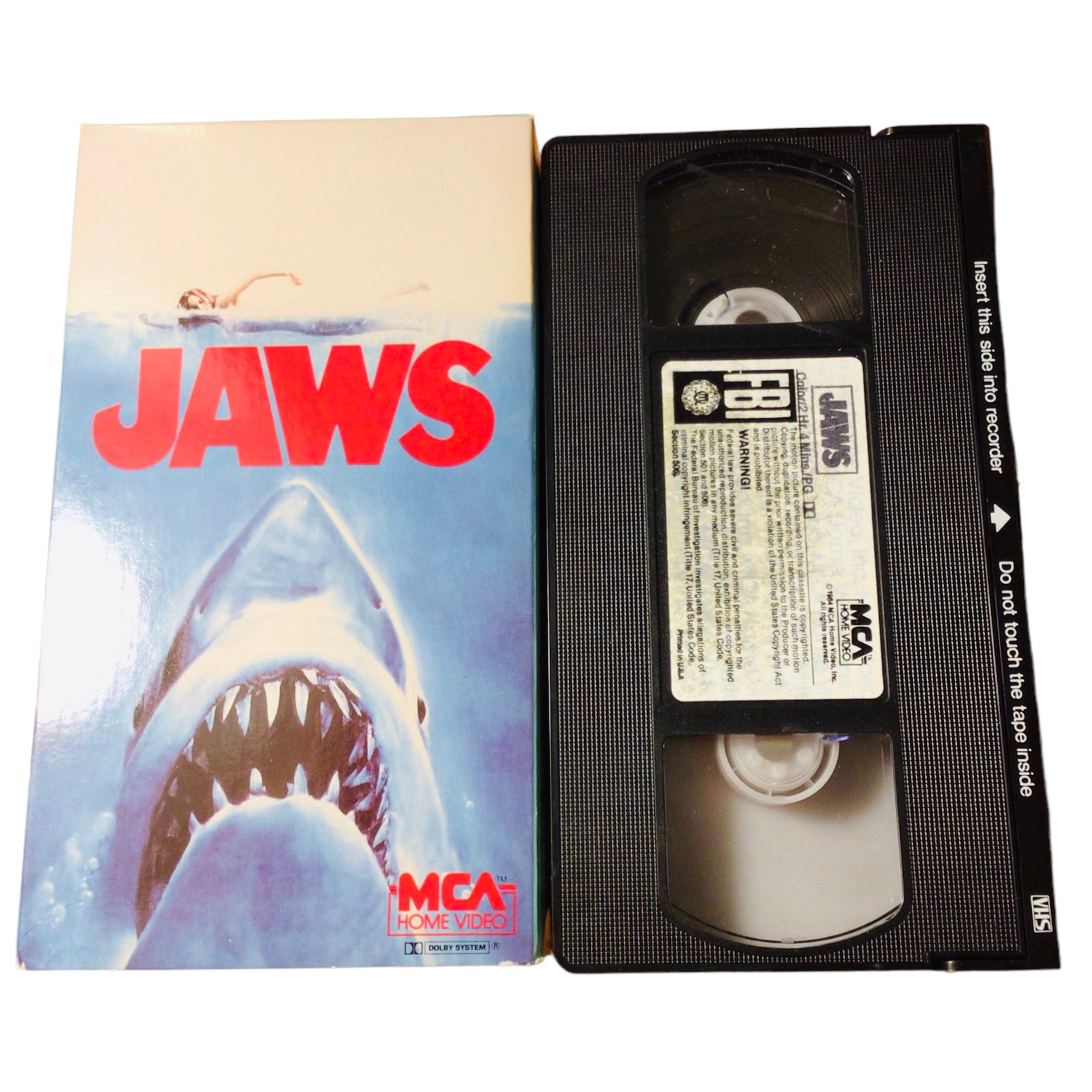 JAWS VHS Horror - Etsy