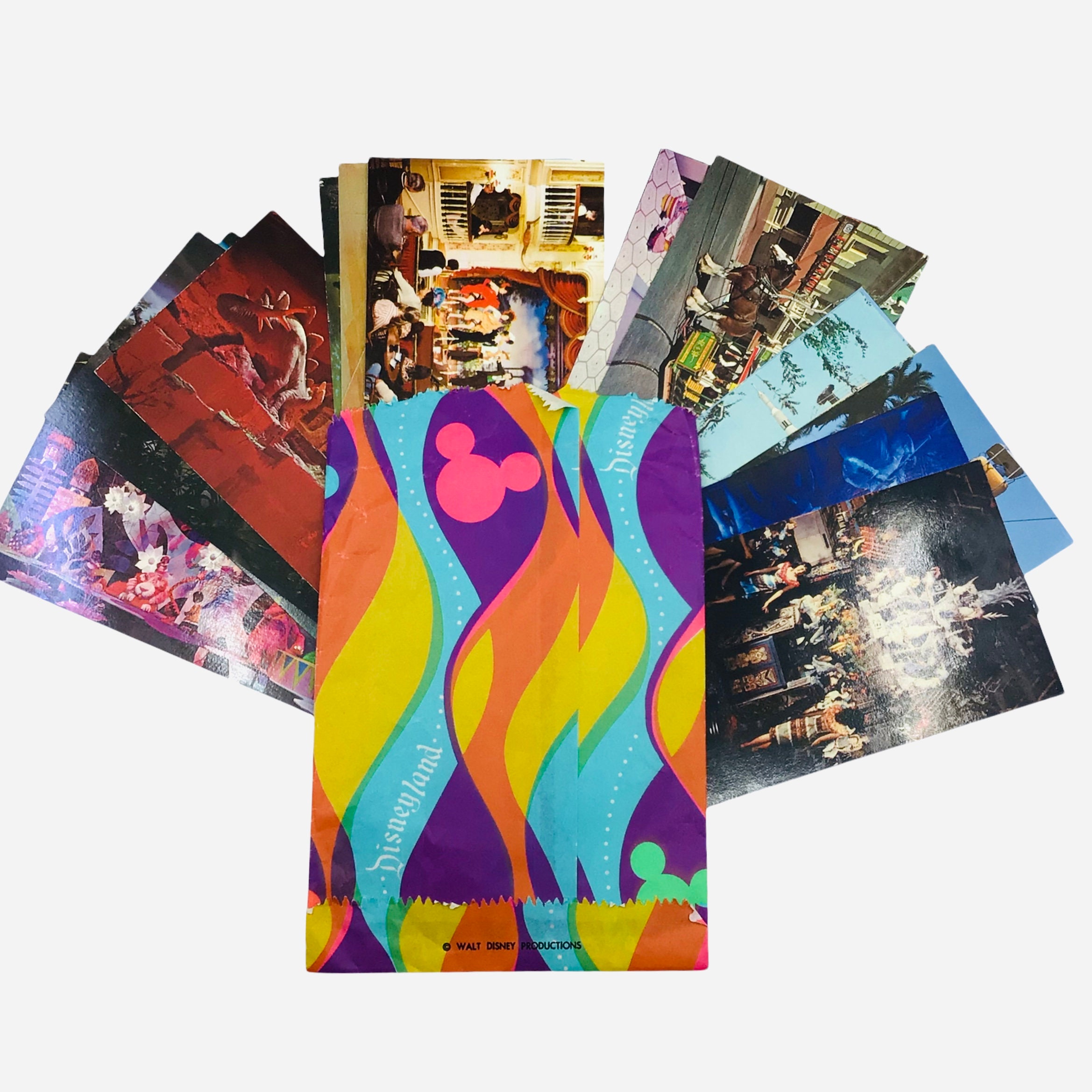 Disneyworld Postcard Set - Etsy