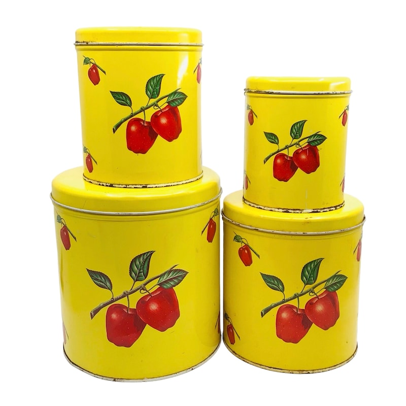 Apple Canisters - Etsy