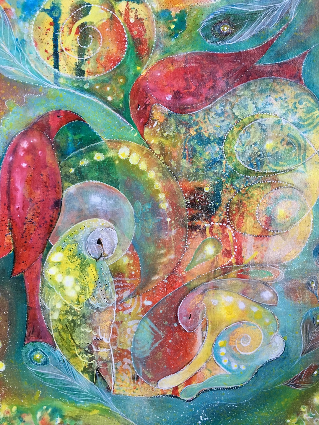 Colourful Fine Art Magical Creatures Giclee Print, Fairytale Wall Decor ...