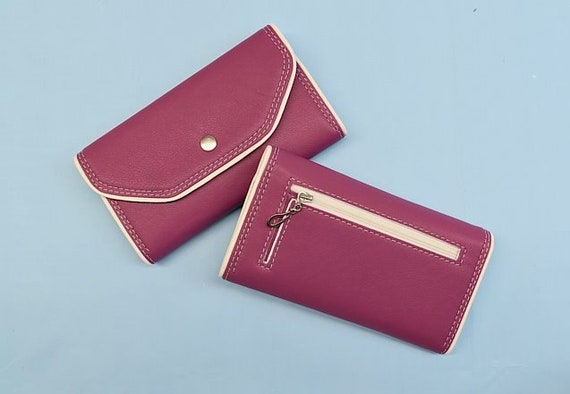 Slim Tri-fold Wallet Pdf Sewing Pattern VINYL/LEATHER - Etsy