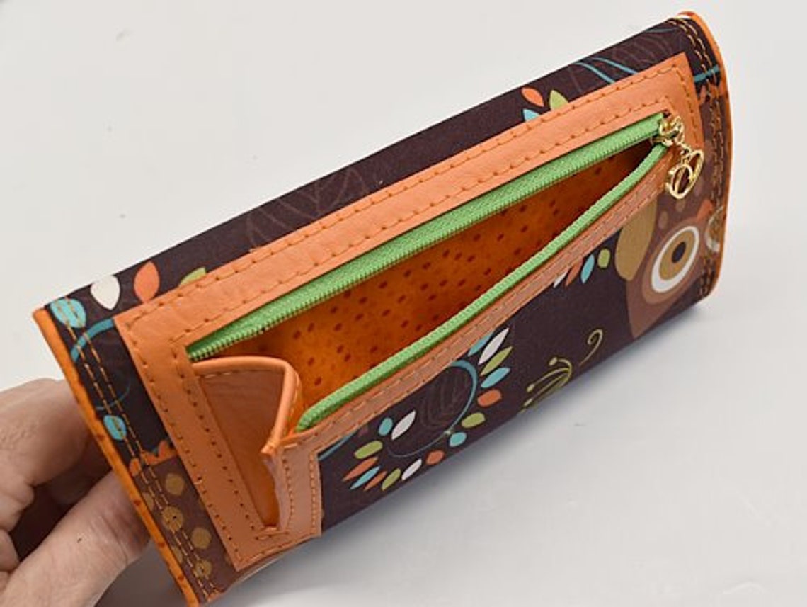 Slim Tri-fold Wallet Pdf Sewing Pattern FABRIC VERSION - Etsy