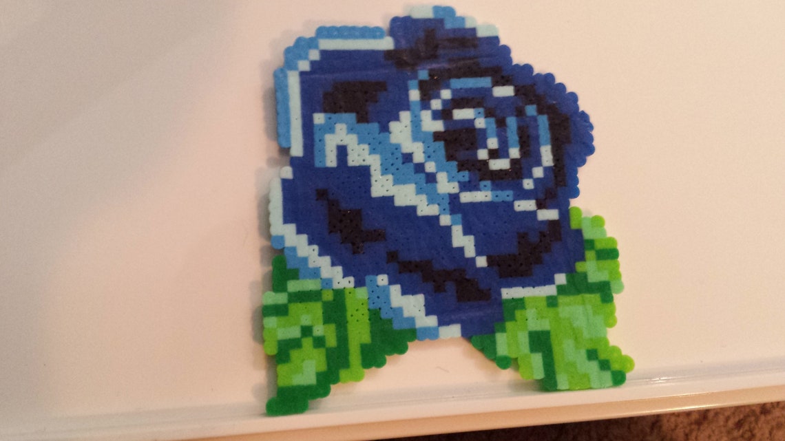 Beautiful Perler Roses made With Mini Perler Beads - Etsy