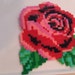 Beautiful Perler Roses made With Mini Perler Beads - Etsy