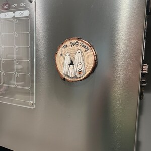 Custom Ghost Fridge Magnet, Spooky Family Portrait, Personalized ...