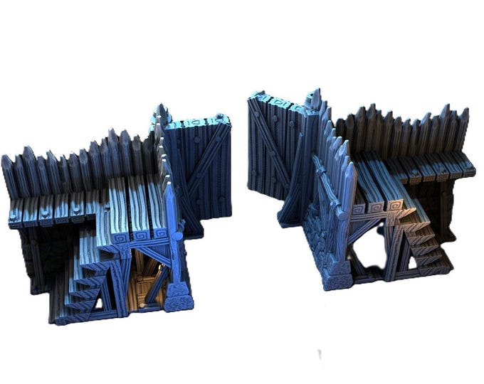 Winterdale Port Gatehouse Dnd Miniature Terrain for Dungeons and ...