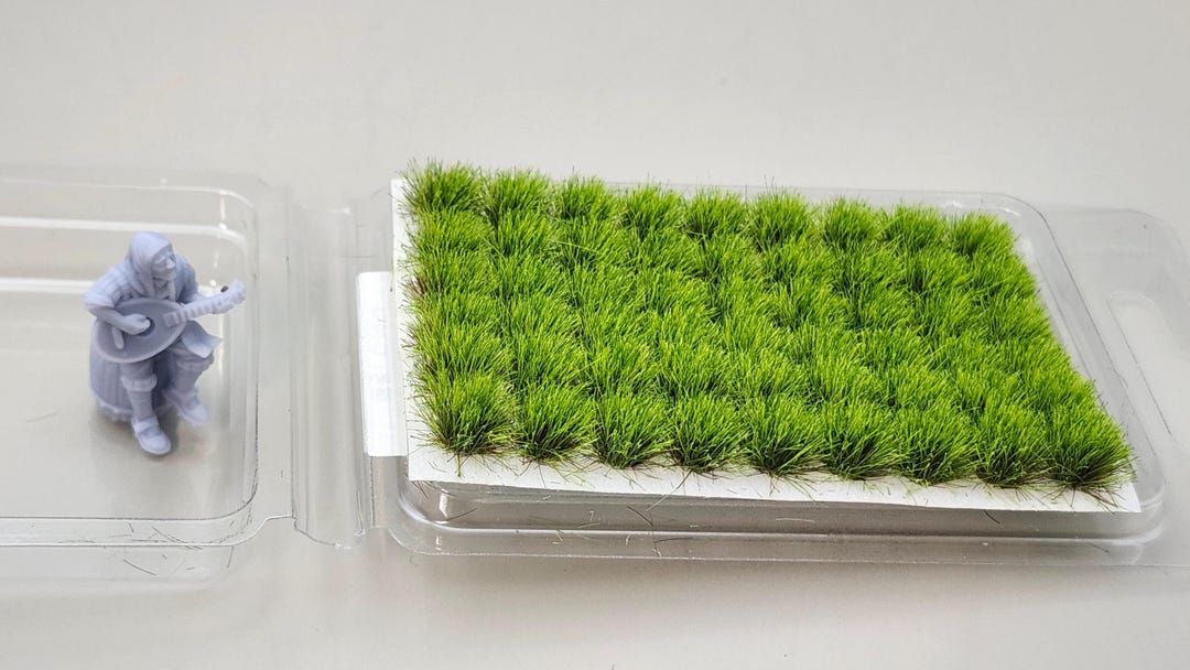 JHT - Spring Green Model Grass Clusters - Self Adhesive Grass Tufts ...