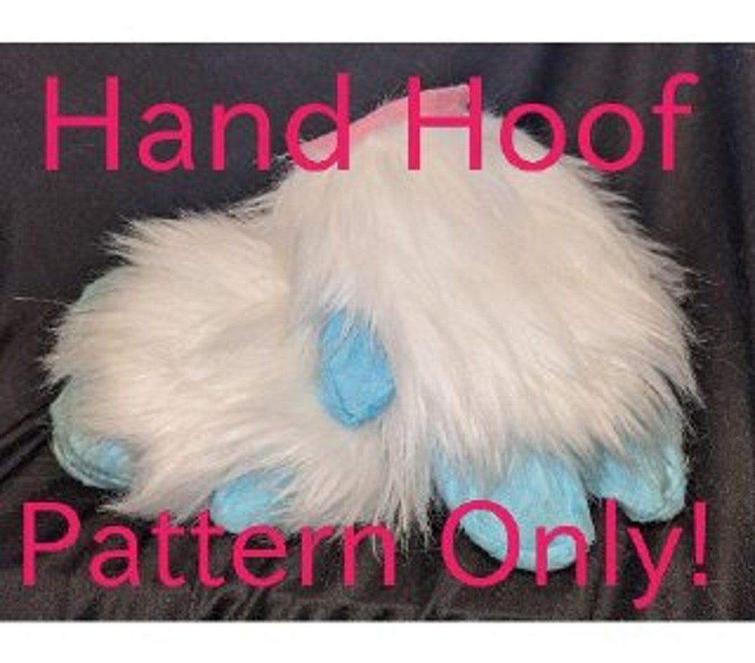 Puffy Hand Hoof Fursuit Pattern cloven Hoof - Etsy