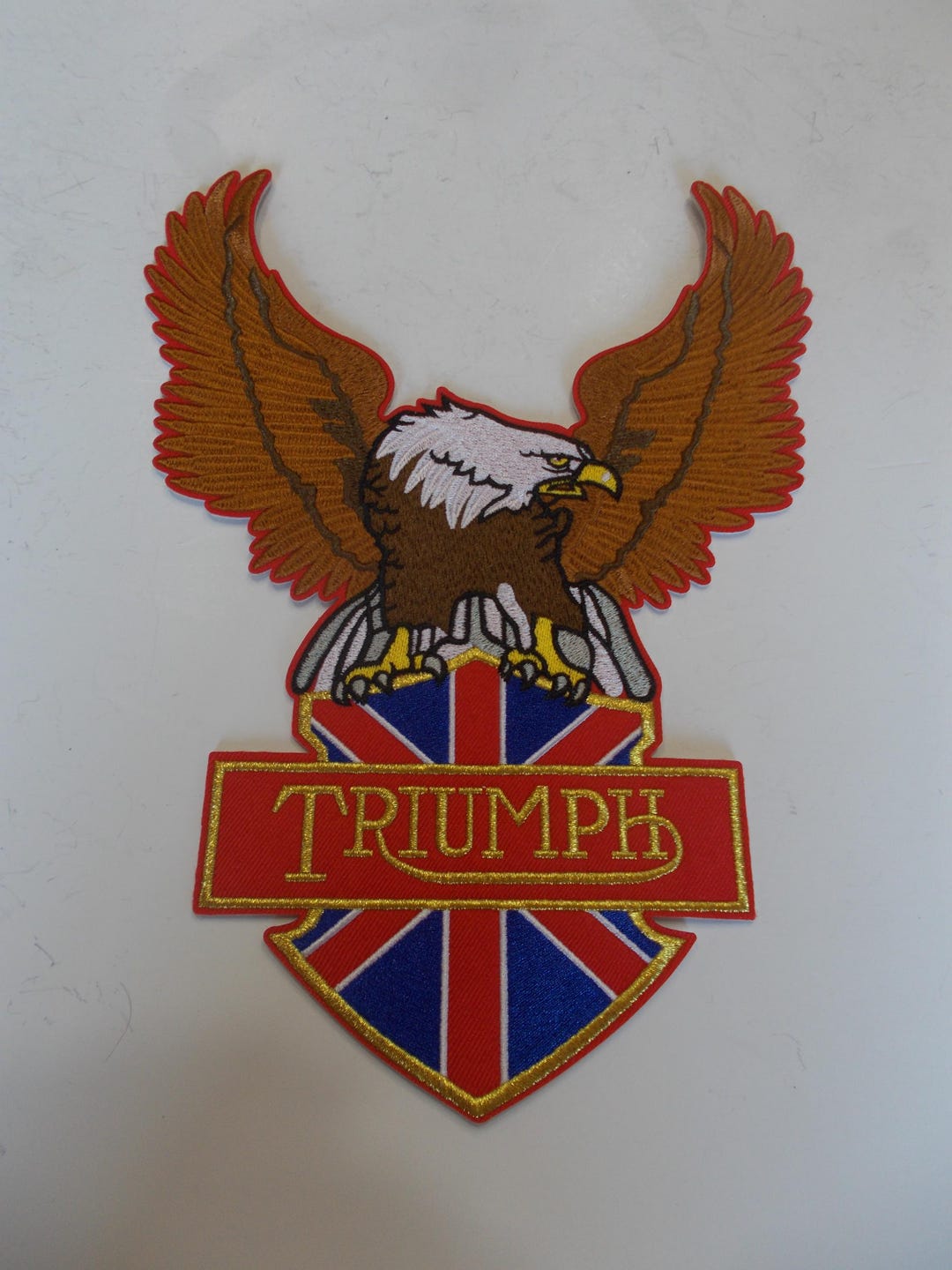 Large~biker~patch~10"~jacket / Vest~patch~embroidered~old~90's~triumph ...