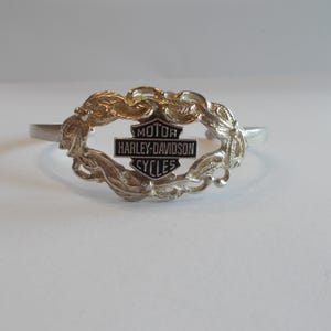 Harley Davidson~cuff~bracelet~sterling Silver~woman's~harley Davidson ...