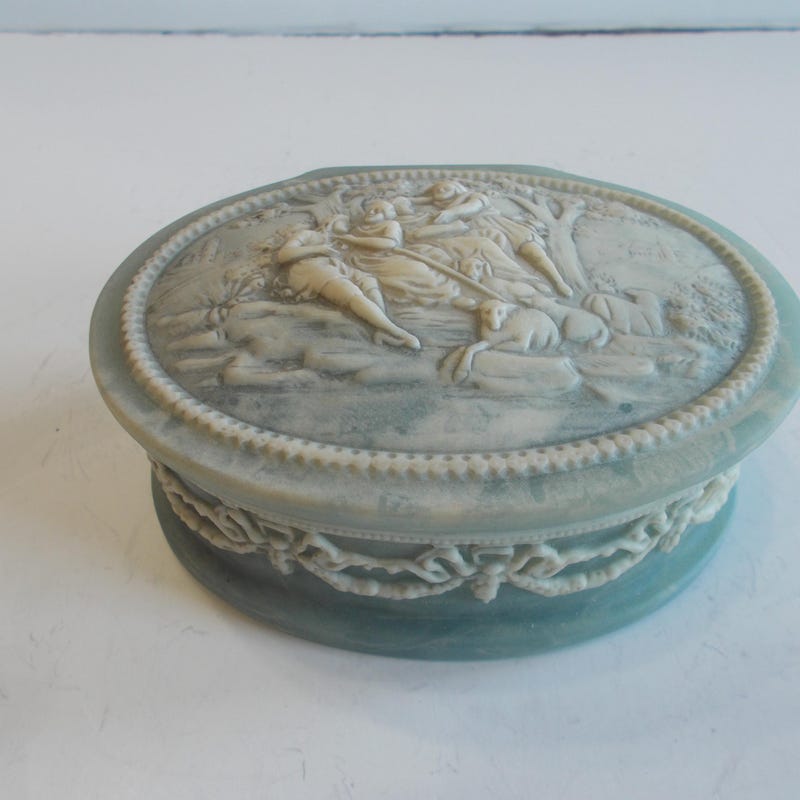 Incolay Jewelry Box - Etsy