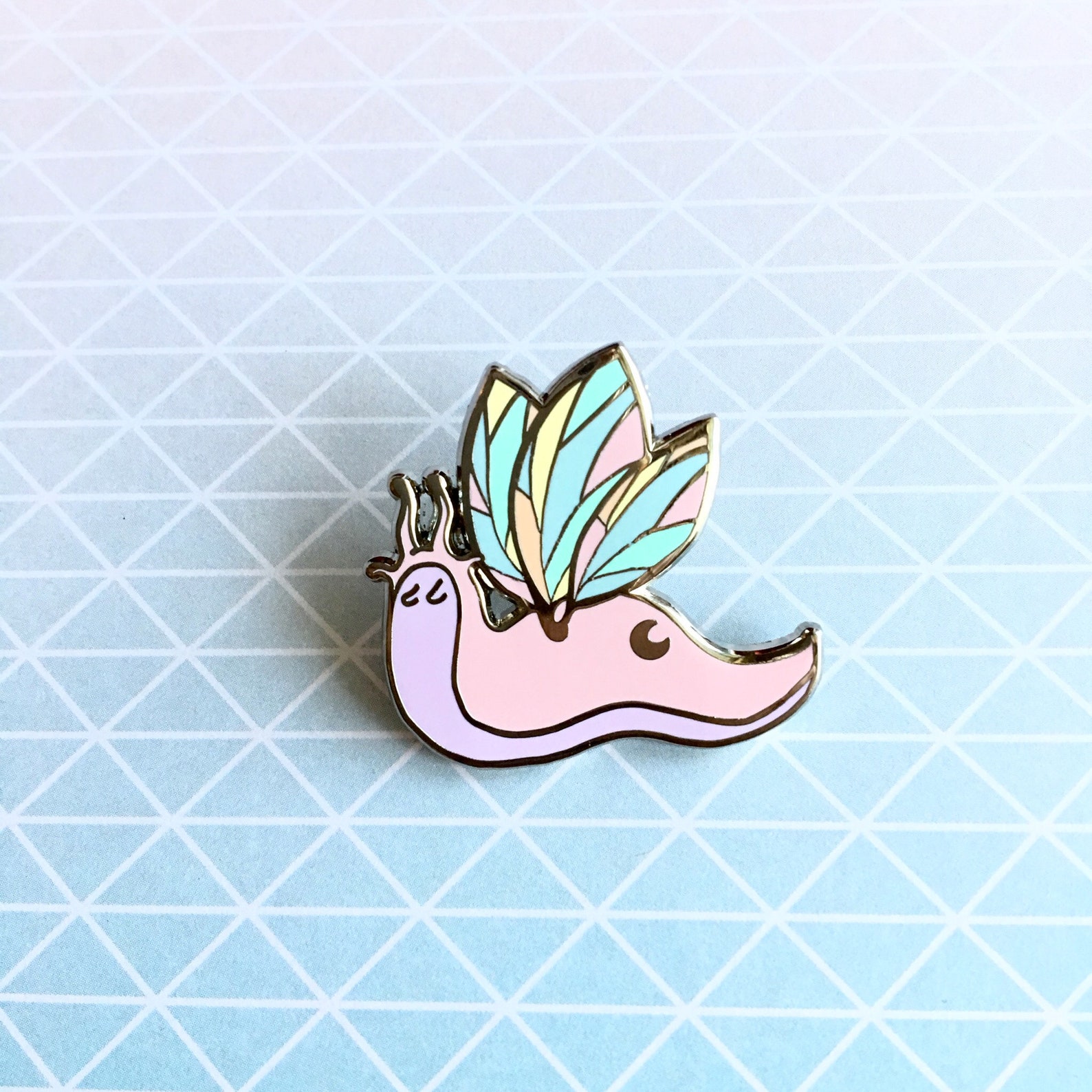 Fairy Slug Hard Enamel Pin // Cute Fairy Pin // Fairy Animal - Etsy