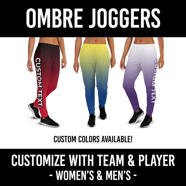 Custom Joggers - Etsy