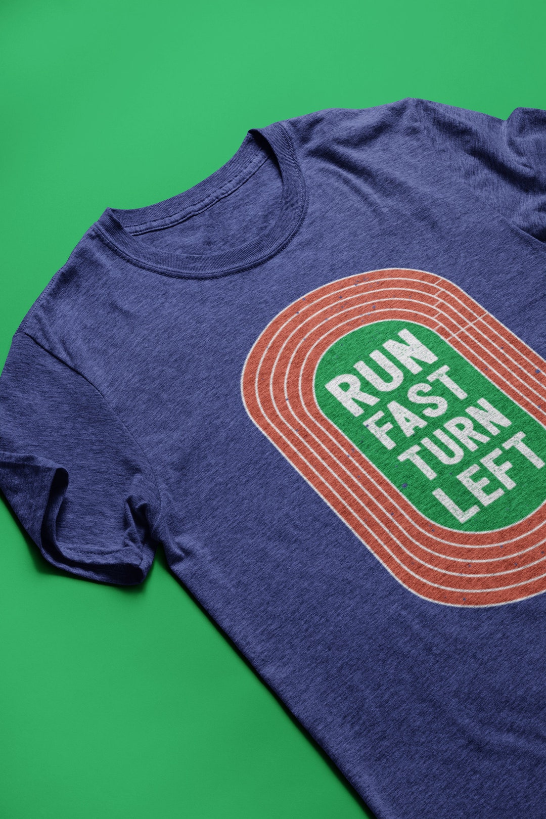 Track Shirt Run Fast Turn Left for Runners & Coaches - Etsy