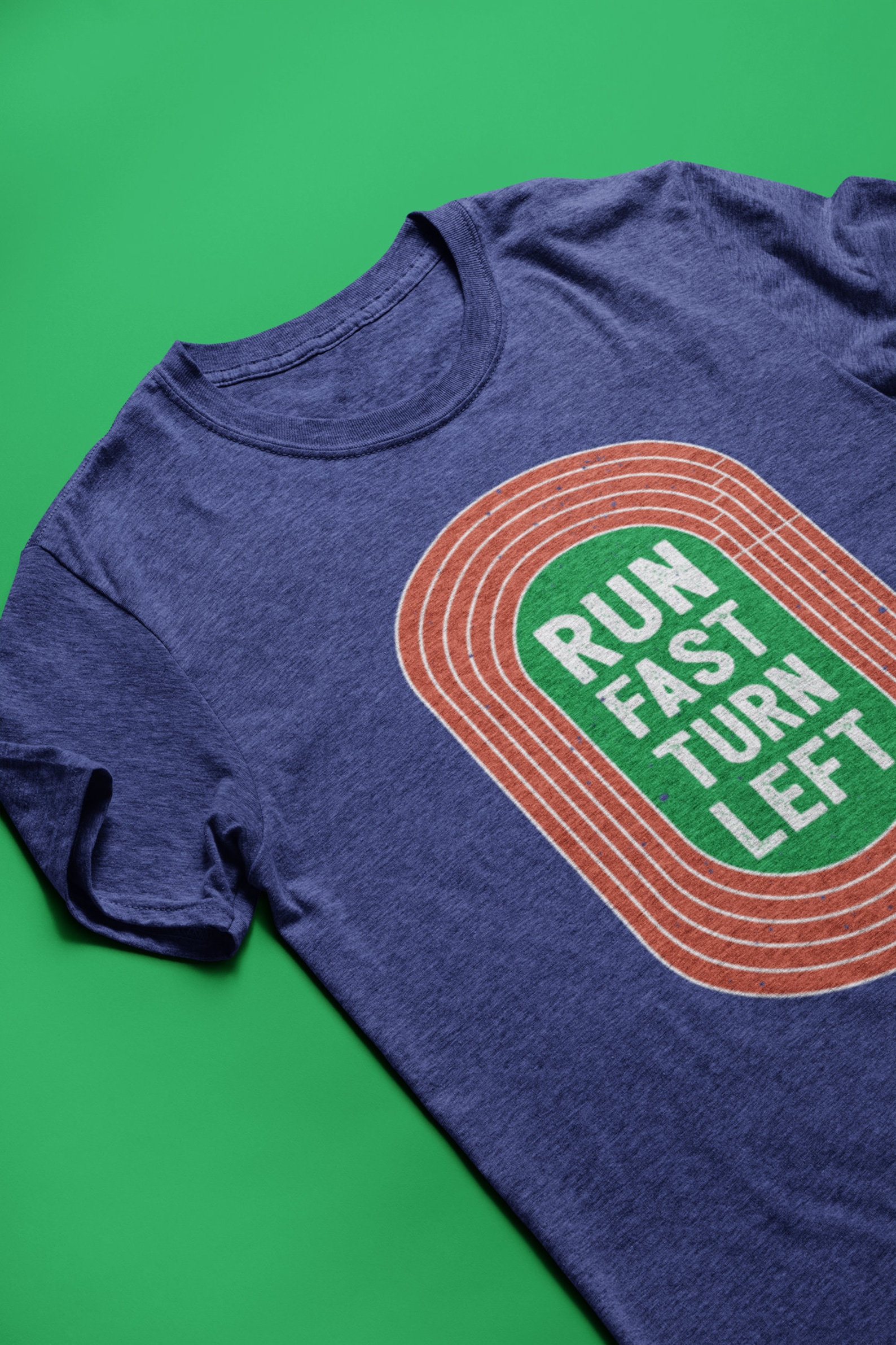 Track Shirt Run Fast Turn Left for Runners & Coaches - Etsy