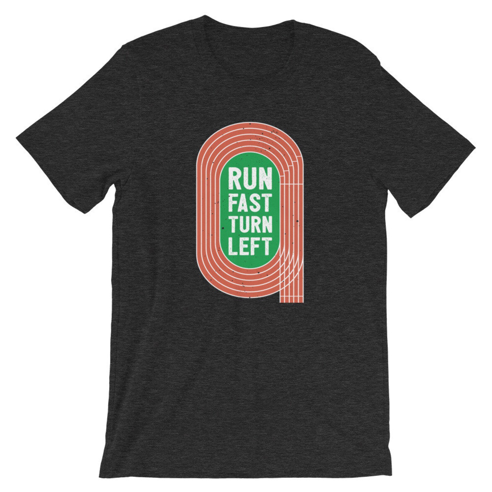 Track Shirt Run Fast Turn Left for Runners & Coaches - Etsy