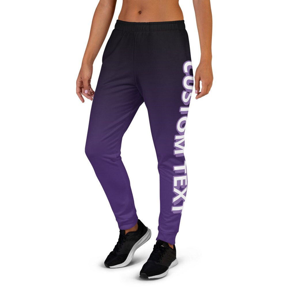 Custom Team Joggers - Ombre Colors With Team Mascot, Player Name, or ...